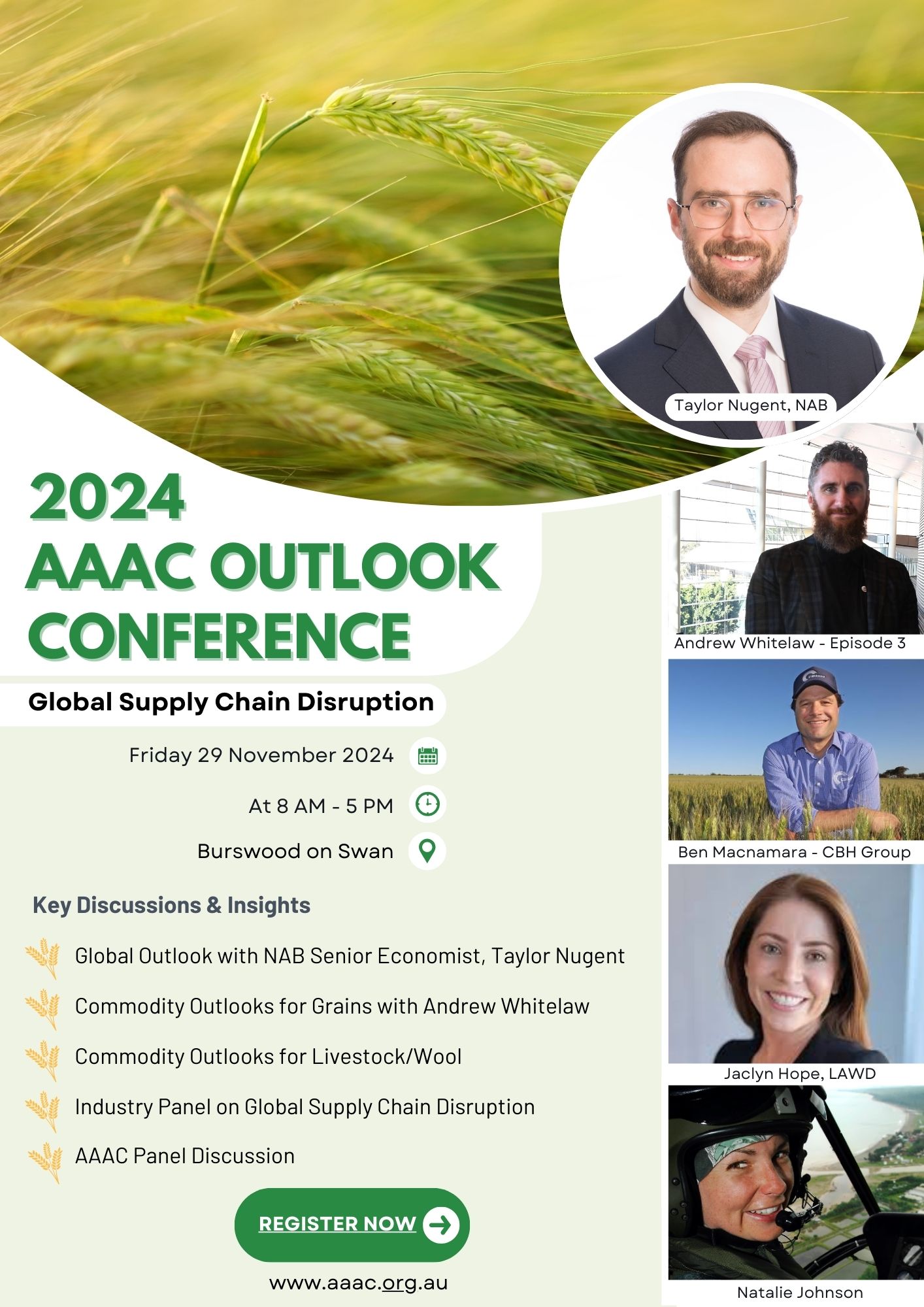 Outlook Conference – Friday 29 November 2024 – AAAC(WA)